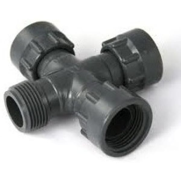 Manifold Cross 25mm - The Irrigation Warehouse