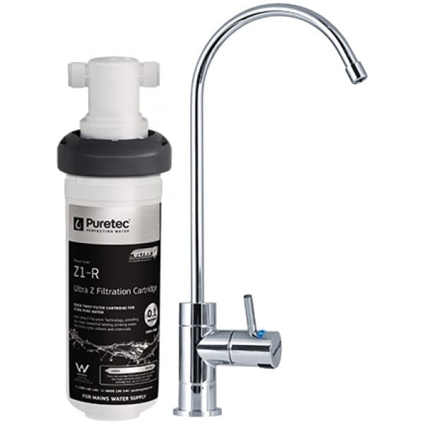 Puretec Quick-twist Undersink Water Filter System using Ultra Z ...