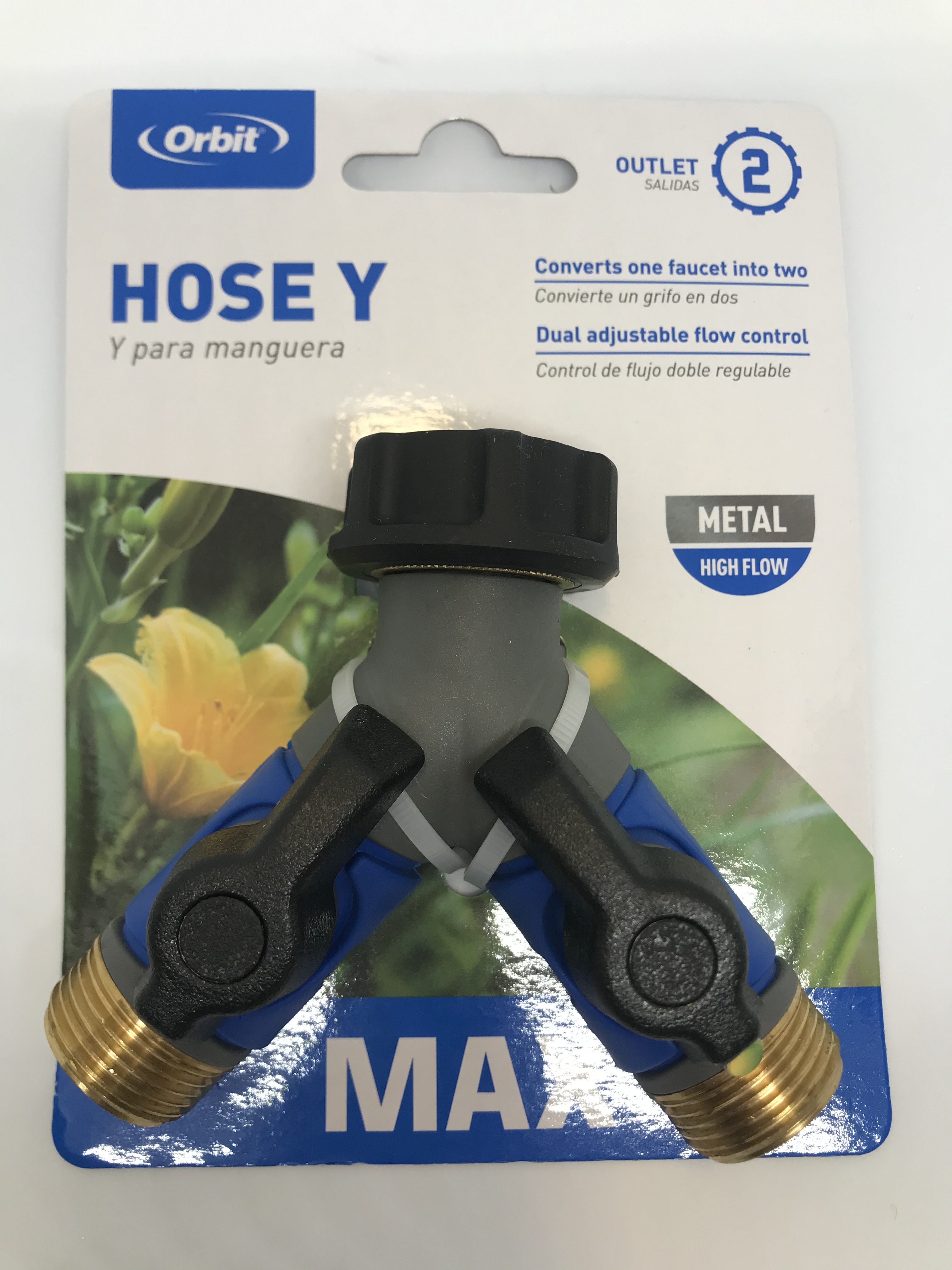 Orbit Pro Flo Two Way Metal Tap Adapter - The Irrigation Warehouse